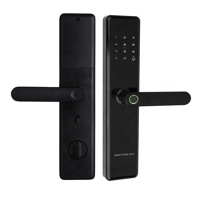 Fingerprint Touch Smart Door Lock Tuya App Control Unique Chip ...